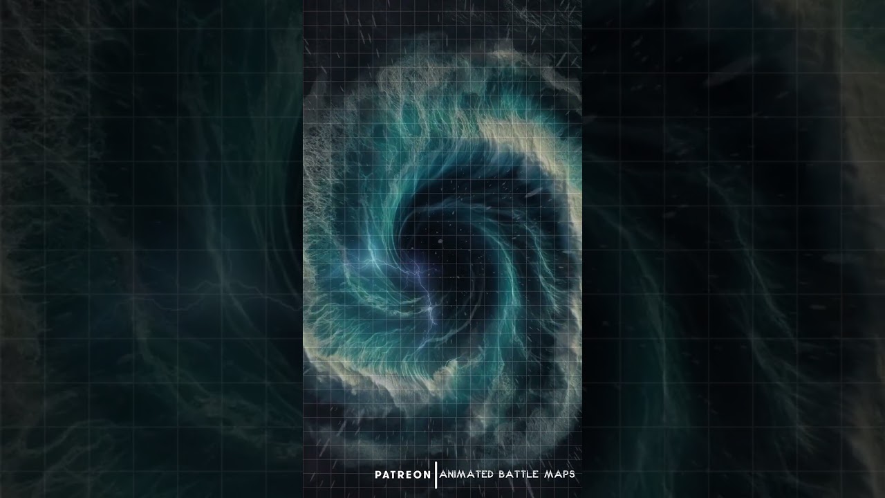 D&D | Seastorm Part 6 No Grid | Animated Battle Maps