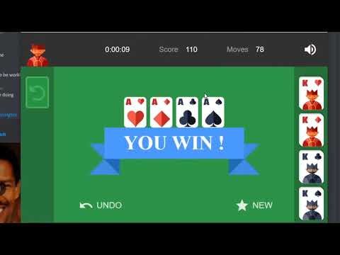 How to Play Solitaire on Google SO GLITCHTY - Easy Mode in 6 seconds Speedrun (Bonus Runs)