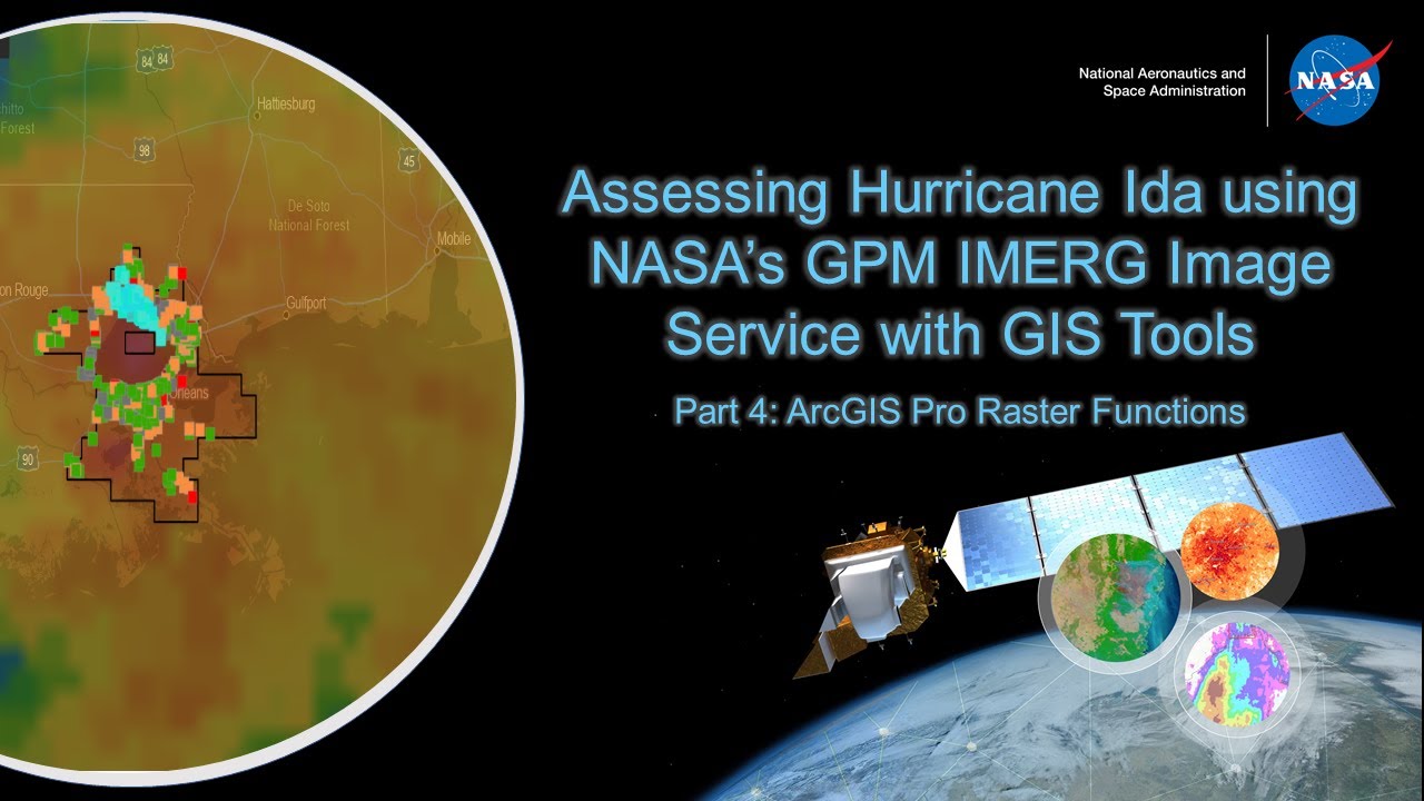 Assessing Hurricane Ida Using NASA's GPM IMERG Image Service with GIS Tools (Part 4)
