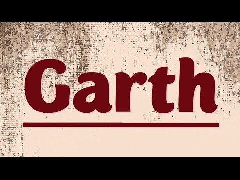 "Garth" | word of the day | Words To Use