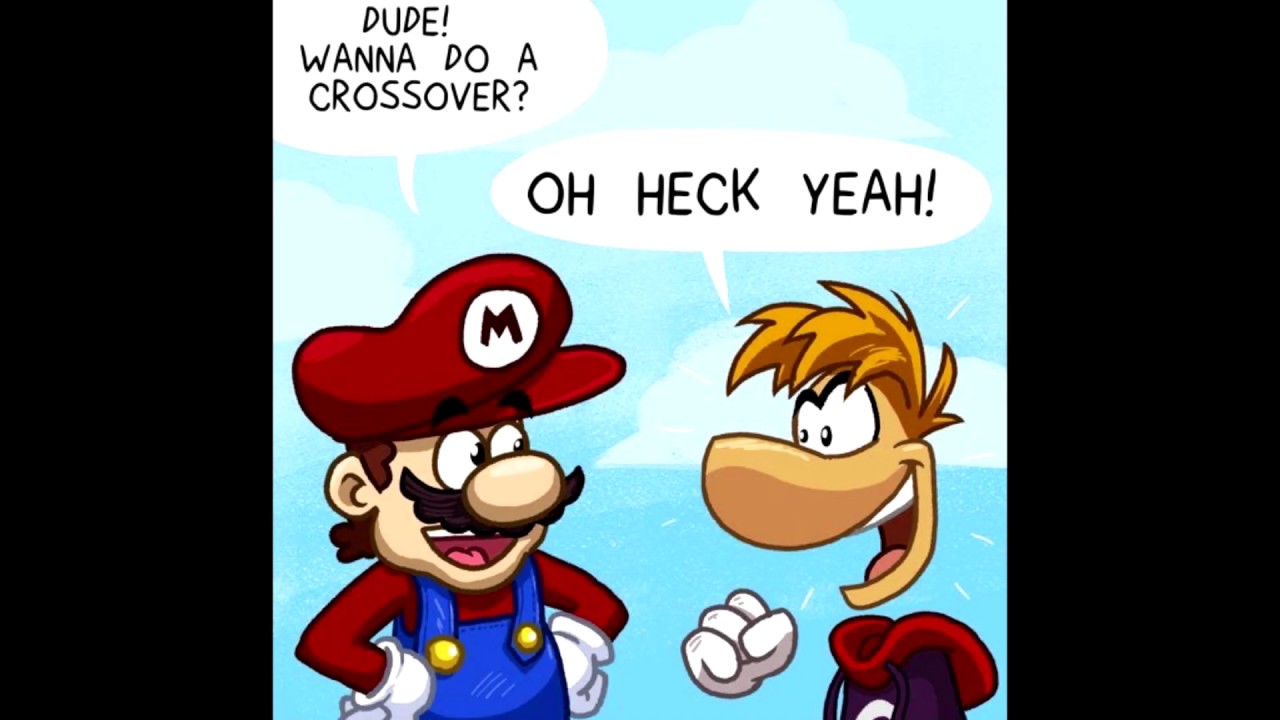 Mario X Rayman Crossover? Comic dub