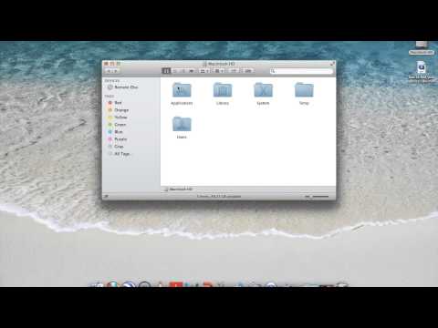 How to find the applications folder on a macbook