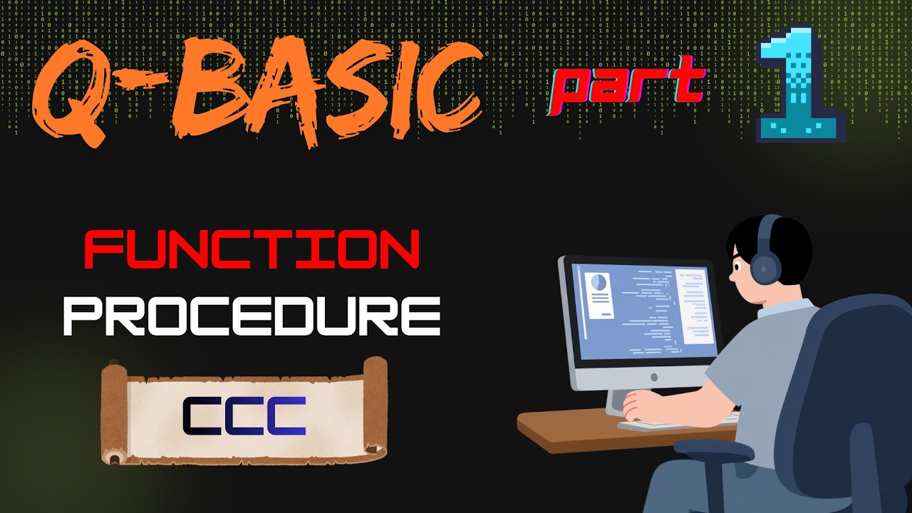 QBasic function procedure to find area of floor and volume of room. #codecoffeecircuit #qbasic #fyp