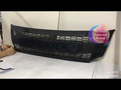 Nissan Navara NP300 Front Grille V5 with Orange Led Light