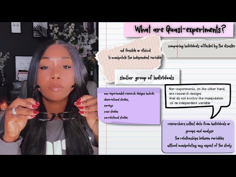 What is Quasi-experimental and Non-experimental? Psychology || Ettienne-Murphy