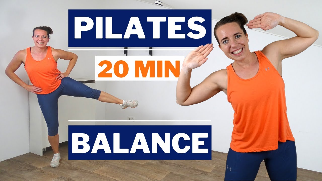 20 Minute STANDING PILATES Workout for Beginners – Balance Based Exercises