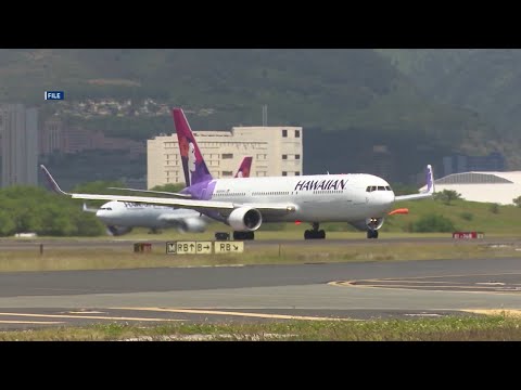 Hawaiian Air flight overshoots runway at Kahului Airport on Maui