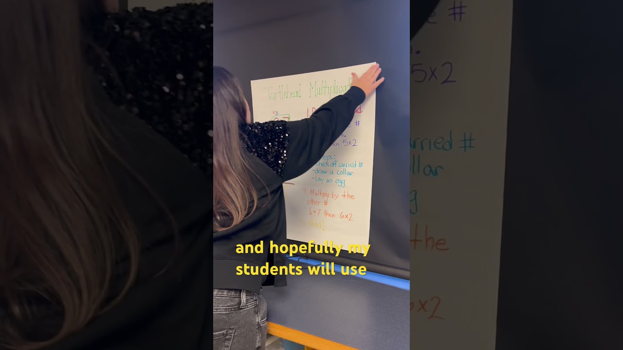 Multiplication Anchor Chart #lifeasateacher #teacher #multiplication #chart