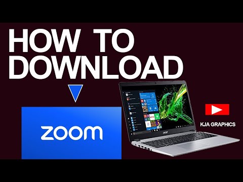π₯ How to Download Zoom Application Software | KJAGRAPHICS