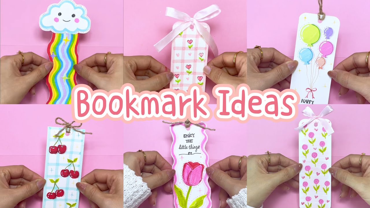 12 DIY Bookmark Ideas 📚 | Easy & Cute Handmade Bookmarks