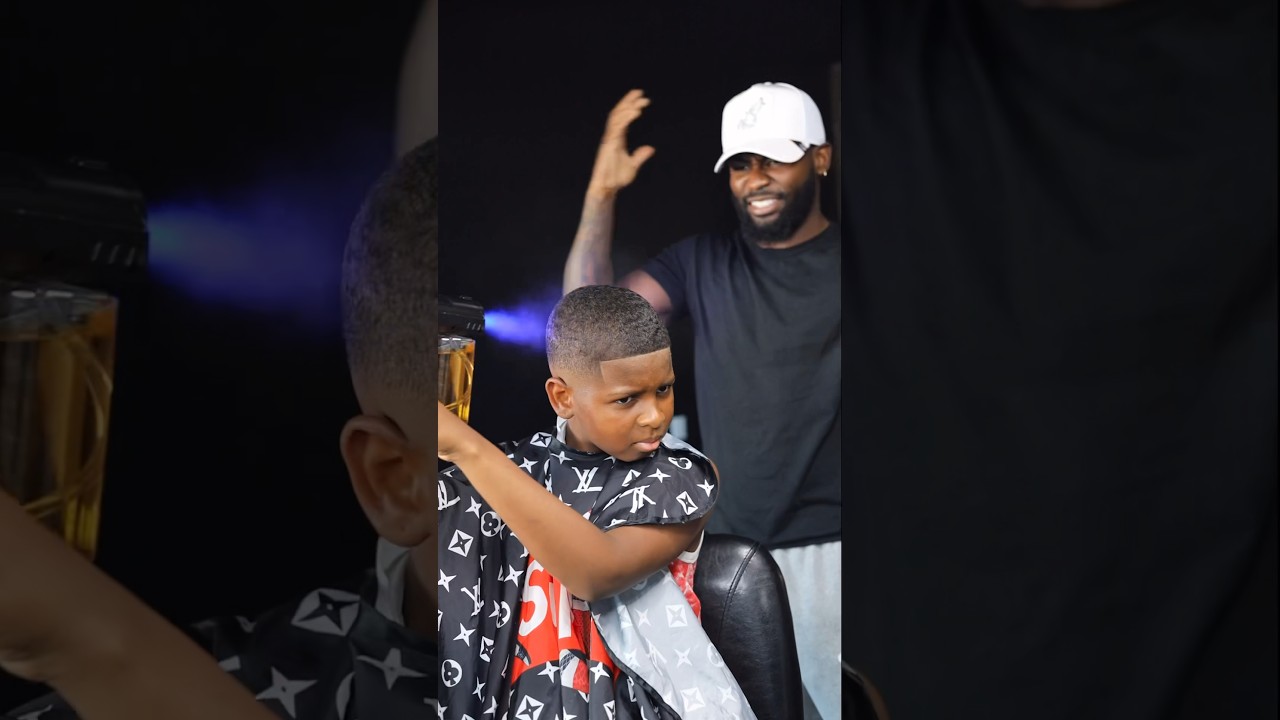 #barber #haircutting #transformation #barberlife #kidsvideo #kidshairstyle #hair #haircut