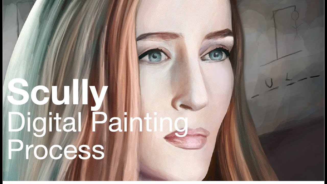 Scully, iPad Digital Painting Timelapse