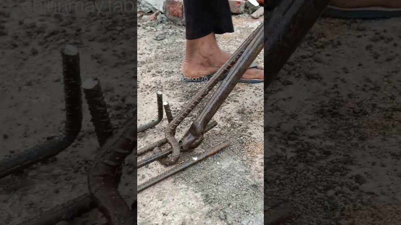 manual bar bending #bering #bender #construction