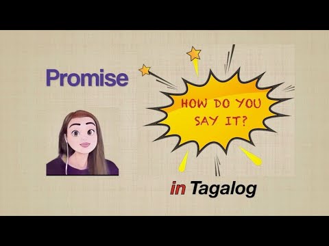 Promise in Tagalog (Filipino)