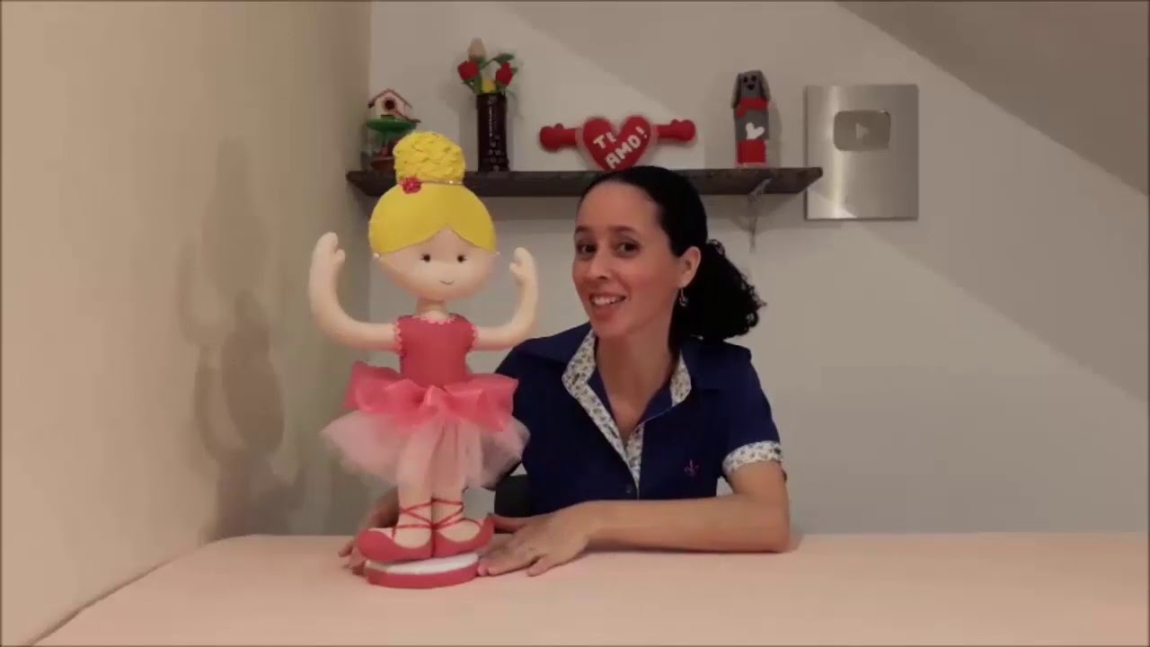 Conheça a Bailarina Bela em Feltro