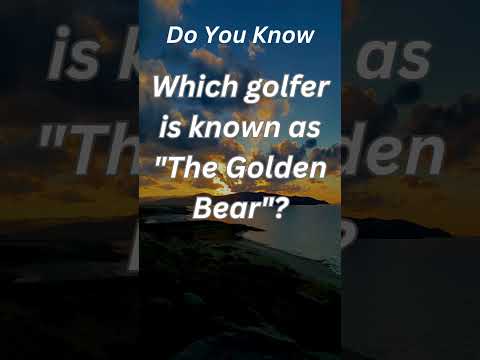 Which Golfer is Known as The Golden Bear #shorts #paris2024 #parisolympics #sportstrivia #quickquiz