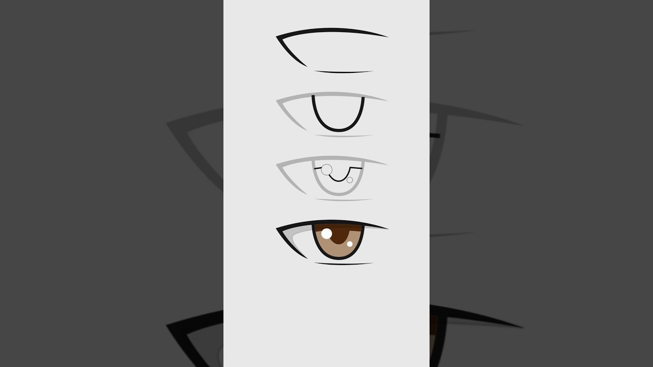 Step by Step Eye Draw Guide in #inkscape #tutorial #eyestutorial #inkscapetutorial #stepbystep