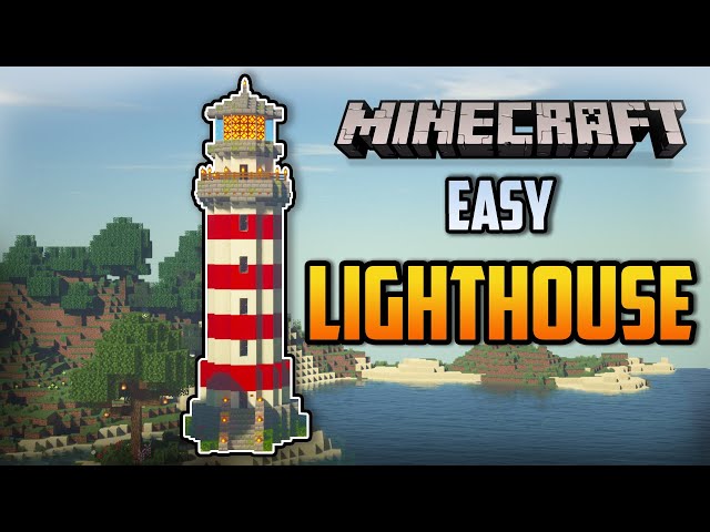 Minecraft Lighthouse Blueprint