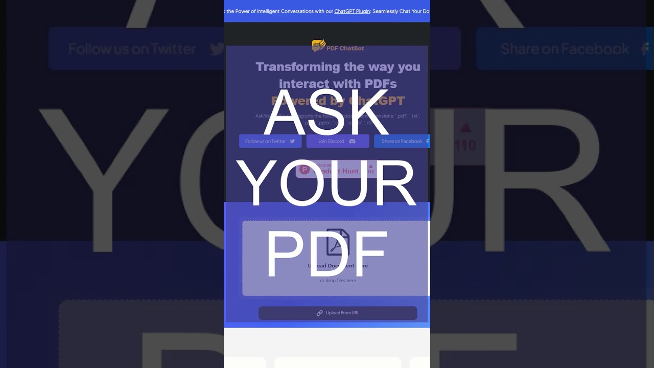 AI Tools - Ask Your PDF #shorts