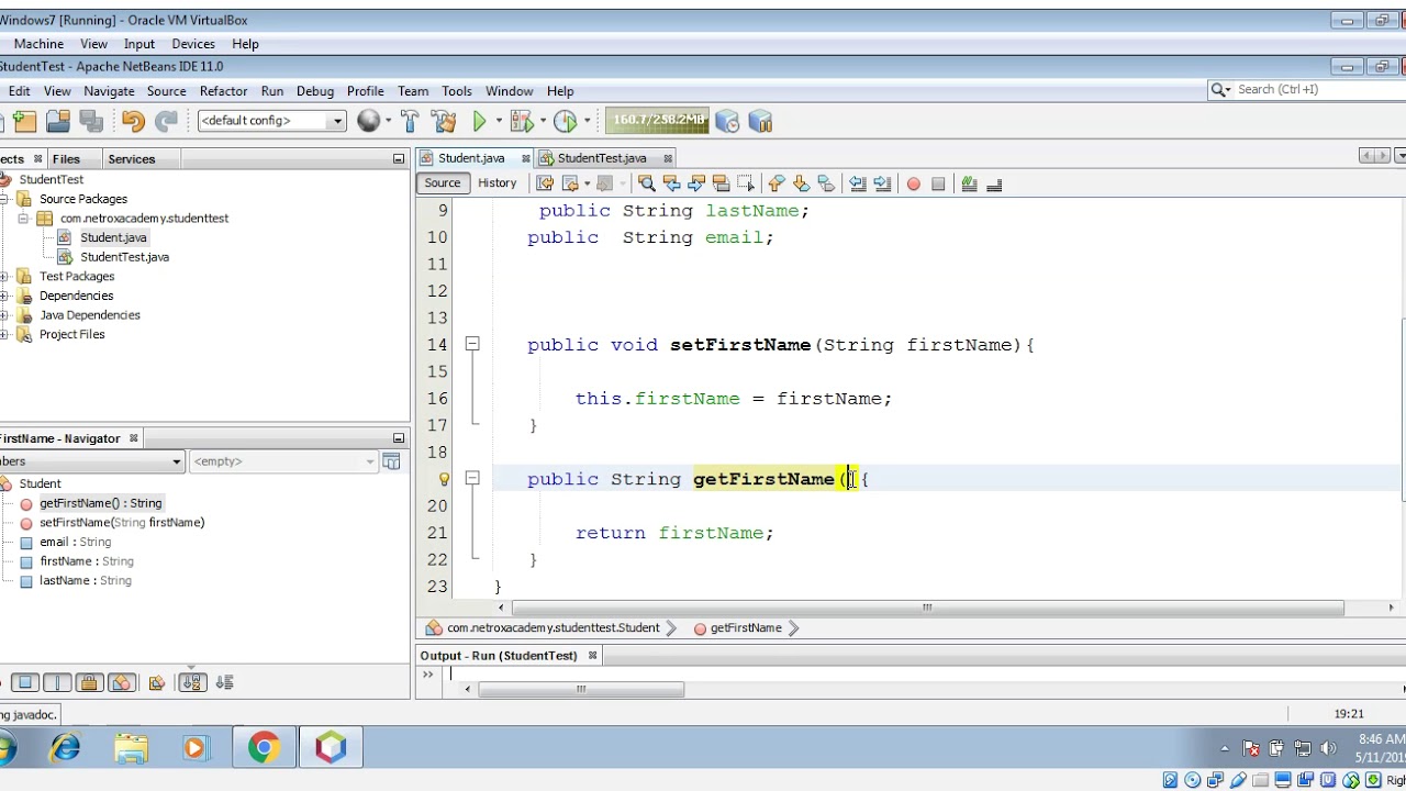 Adding a Method to the Student Class in JAVA