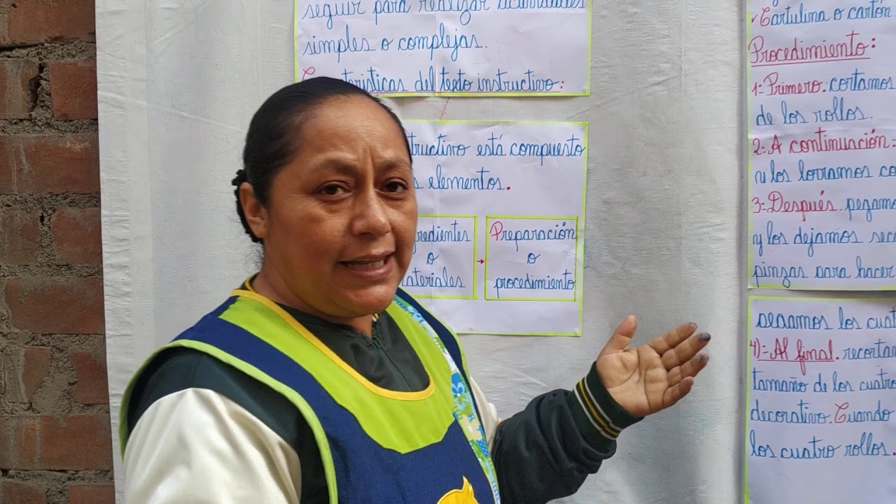 TEXTO INSTRUCTIVO - 2DO GRADO