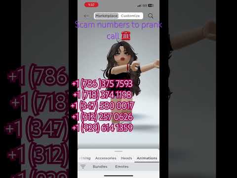 Scam numbers to prank call