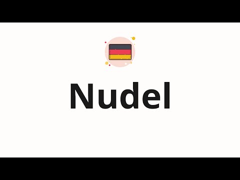 How to pronounce Nudel