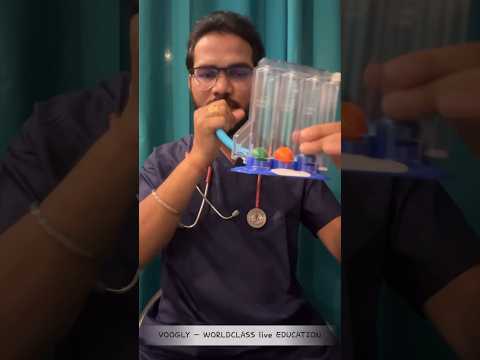 (542) Respiratory exerciser - 3 ball incentive spirometer | Let’s Learn | voogly | sahu sir