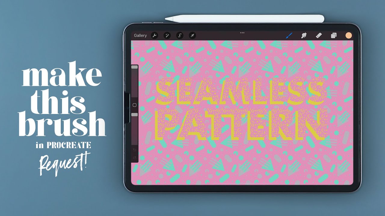 Create Pattern Brush in PROCREATE