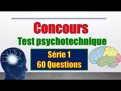 Test psychotechnique 2021 (60 questions avec correction détaillée)