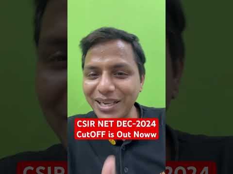 CSIR NET Dec 2024, FEB 2025 Result is out 🔥 #jrf #net #csirnet #csirjrf