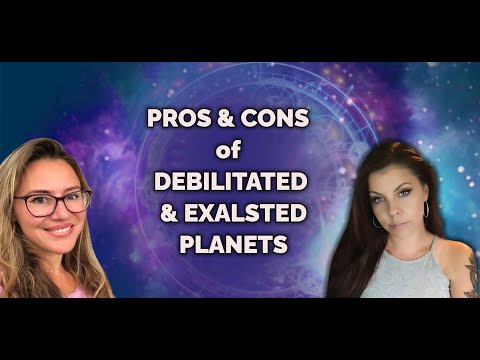 Do you have a debilitated Planet? No Problem! Planets in weak dignity have their own POSITIVES!