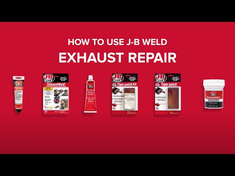 HOW TO USE J-B WELD EXHAUST REPAIR