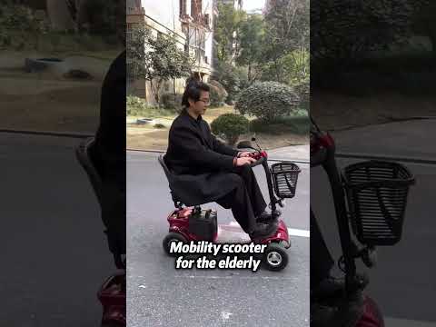 An electric mobility scooter for the elderly with a long mile range. #mobilityscooter #elderly