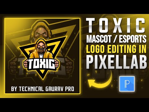 Toxic Mascot/Esports Logo Tutorial | How To Make Mascot Logo On Android