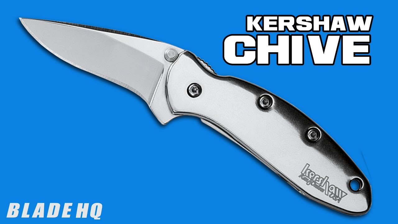 Kershaw Chive Assisted Opening Knife (1.94" Bead Blast) 1600 - Blade HQ