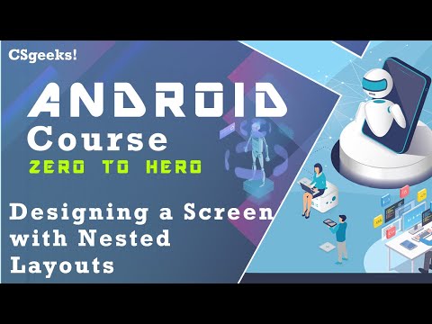 Learn Android One On One 32 Designing a Screen with Nested Layouts ...