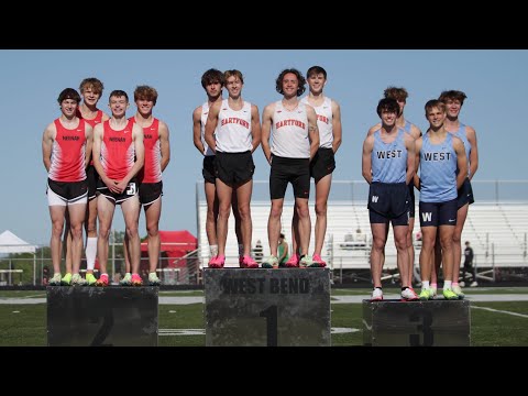 WIAA Track Sectional 4 4x8 relay