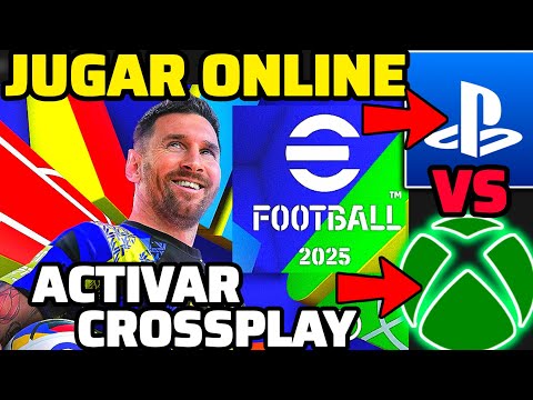 Como JUGAR EFOOTBALL 2025 PLAYSTATION vs XBOX (ONLINE) ✅