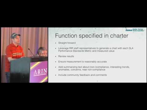 IANA Numbering Services Review Committee Update