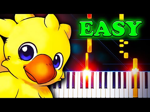 Chocobo Theme (from Final Fantasy) – EASY Piano Tutorial | Sheet Music Boss