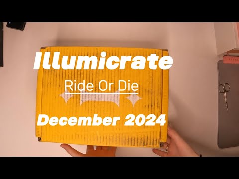 Book Box Unbox #2 - Unboxing Illumicrate December 2024 Loot Box! | Surprises, Books & Goodies Galore