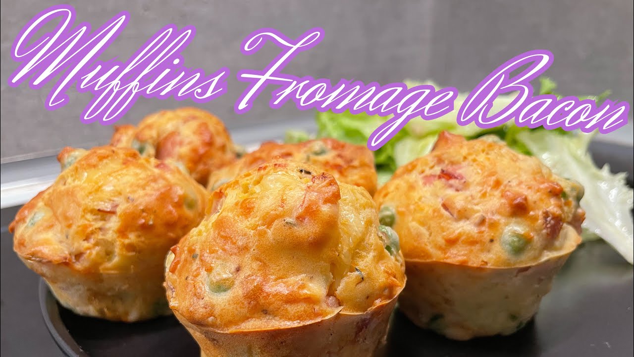 Muffins Fromage bacon!!!!Tout le monde me demande la recette#muffins #recipe #fromage #homemade