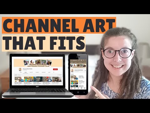 How To Make YOUTUBE CHANNEL ART In Canva That Fits // Make Your Own YouTube Banner For Free