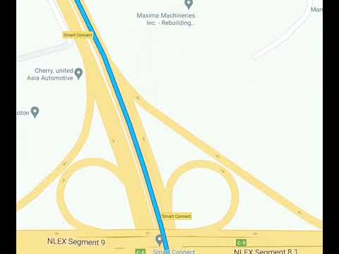 Google Maps Metro Manila Skyway Magallanes to TPLEX Tarlac Central Toll Plaza