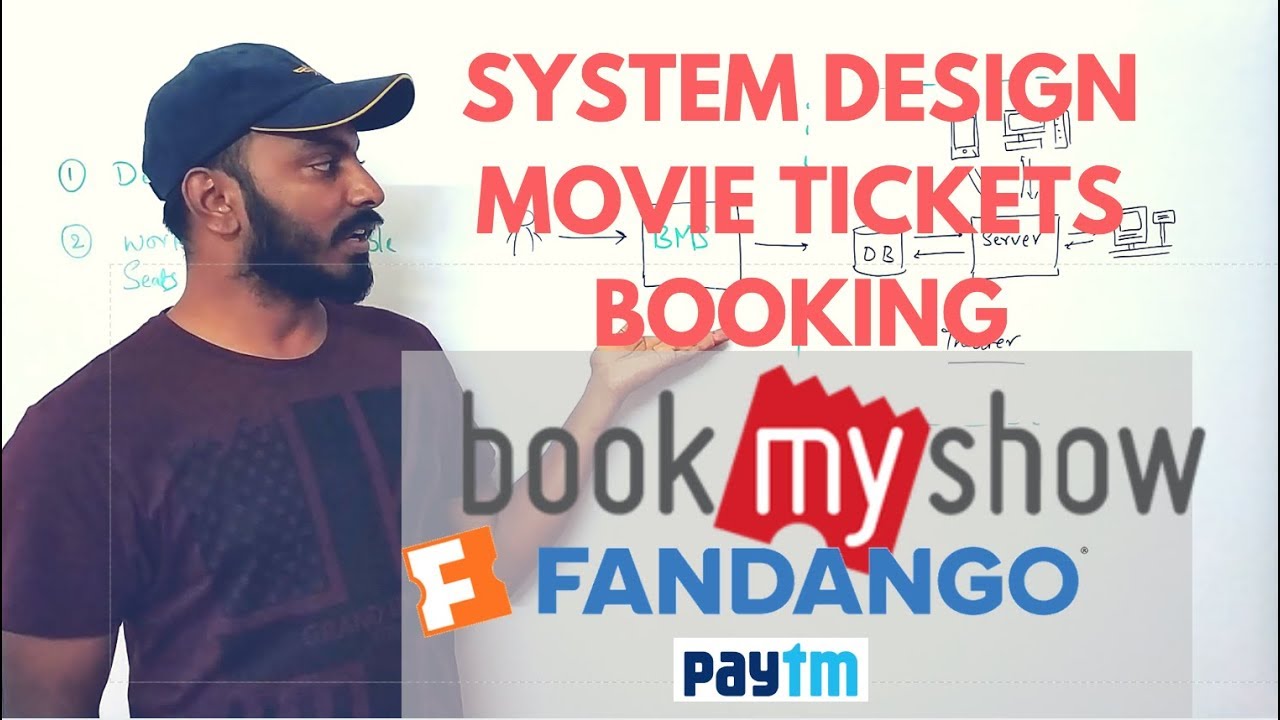 BOOKMYSHOW System Design, FANDANGO System Design | Software architecture for online ticket booking