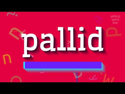 How to say "pallid"! (High Quality Voices)
