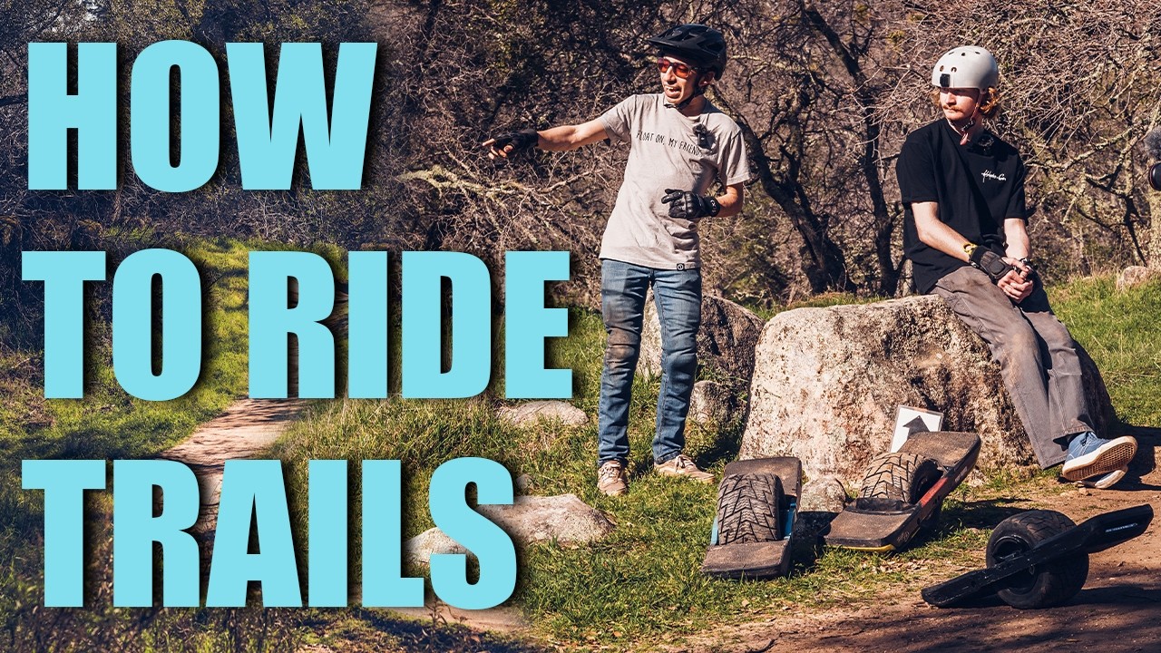 Beginner Learns How To Ride Trails || Onewheel Trail Riding