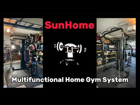 SunHome Multifunctional Home Gym with Smith Weight Machine and Many Attachments!— shared by Darren