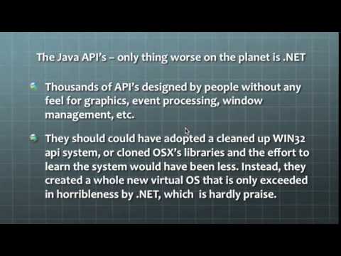 Why does the Java programming language suck so bad?